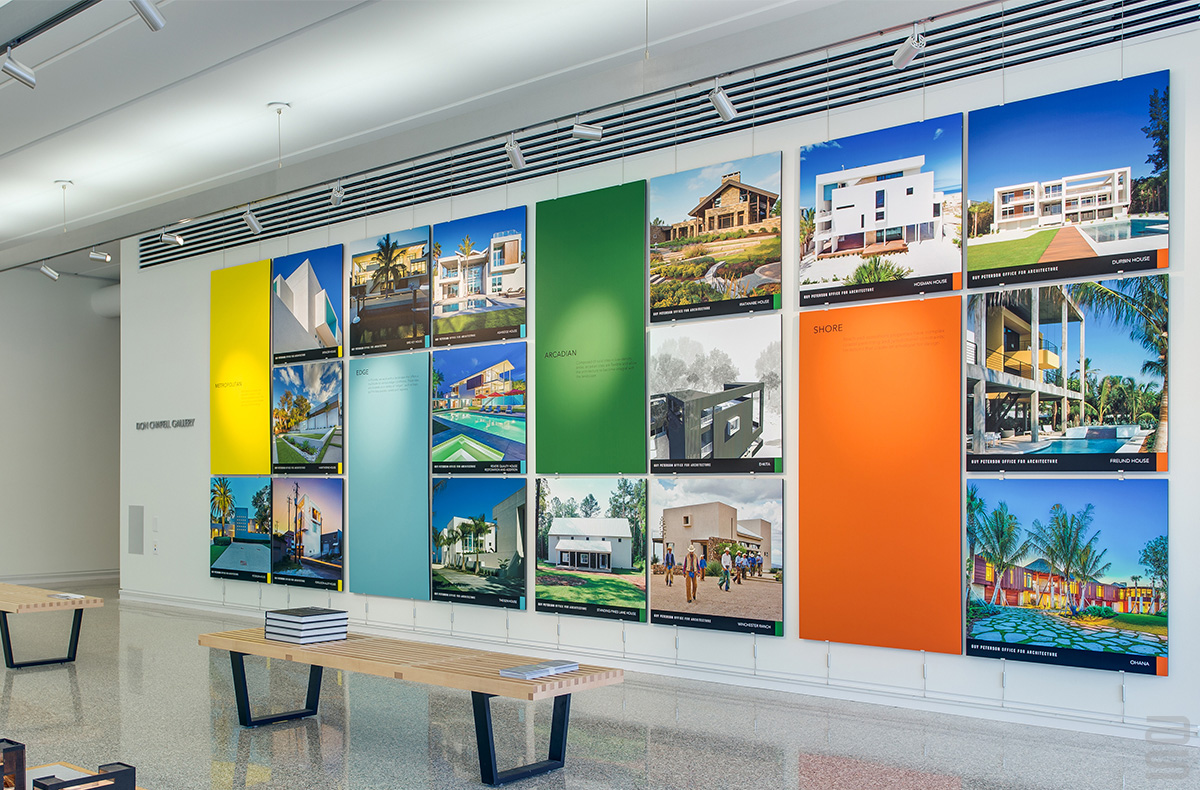 Ingenious Hanging Display for Office Hall | AS Hanging