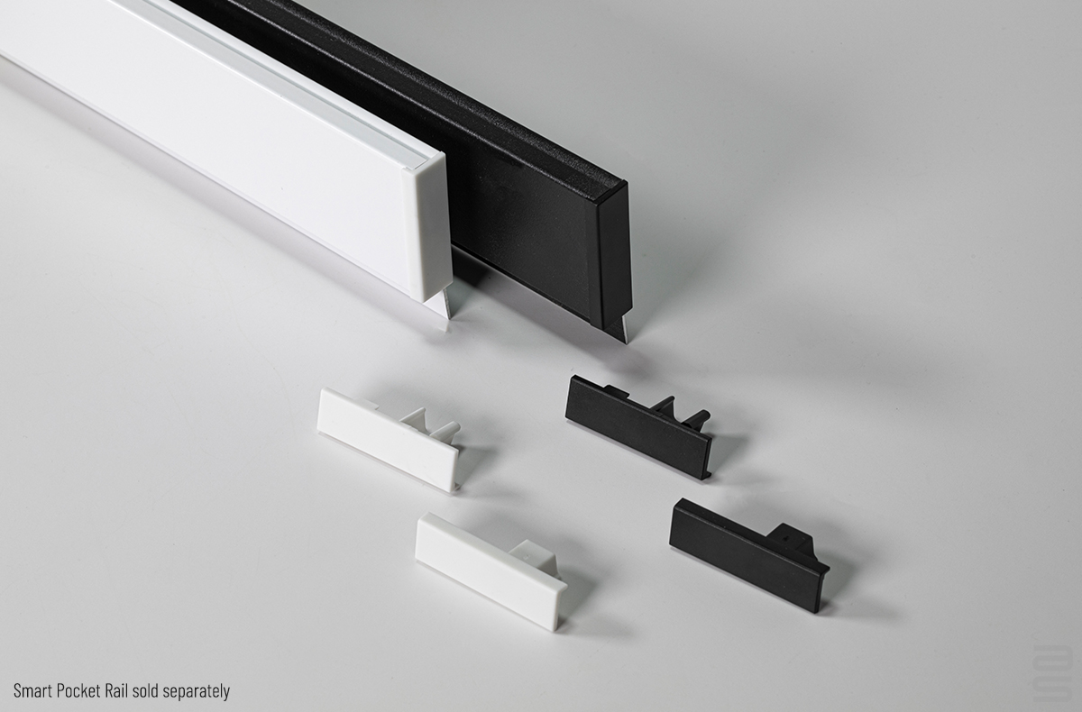 Smart Pocket Rail End Cap, Pair